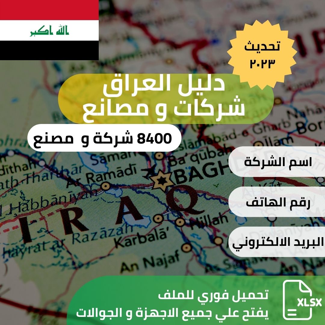 Iraq companies and Factories – Ahmed Orashy